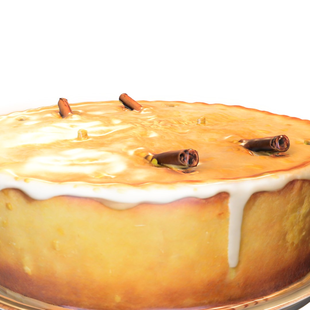 3D Realistic Cheesecake - TurboSquid 2379542
