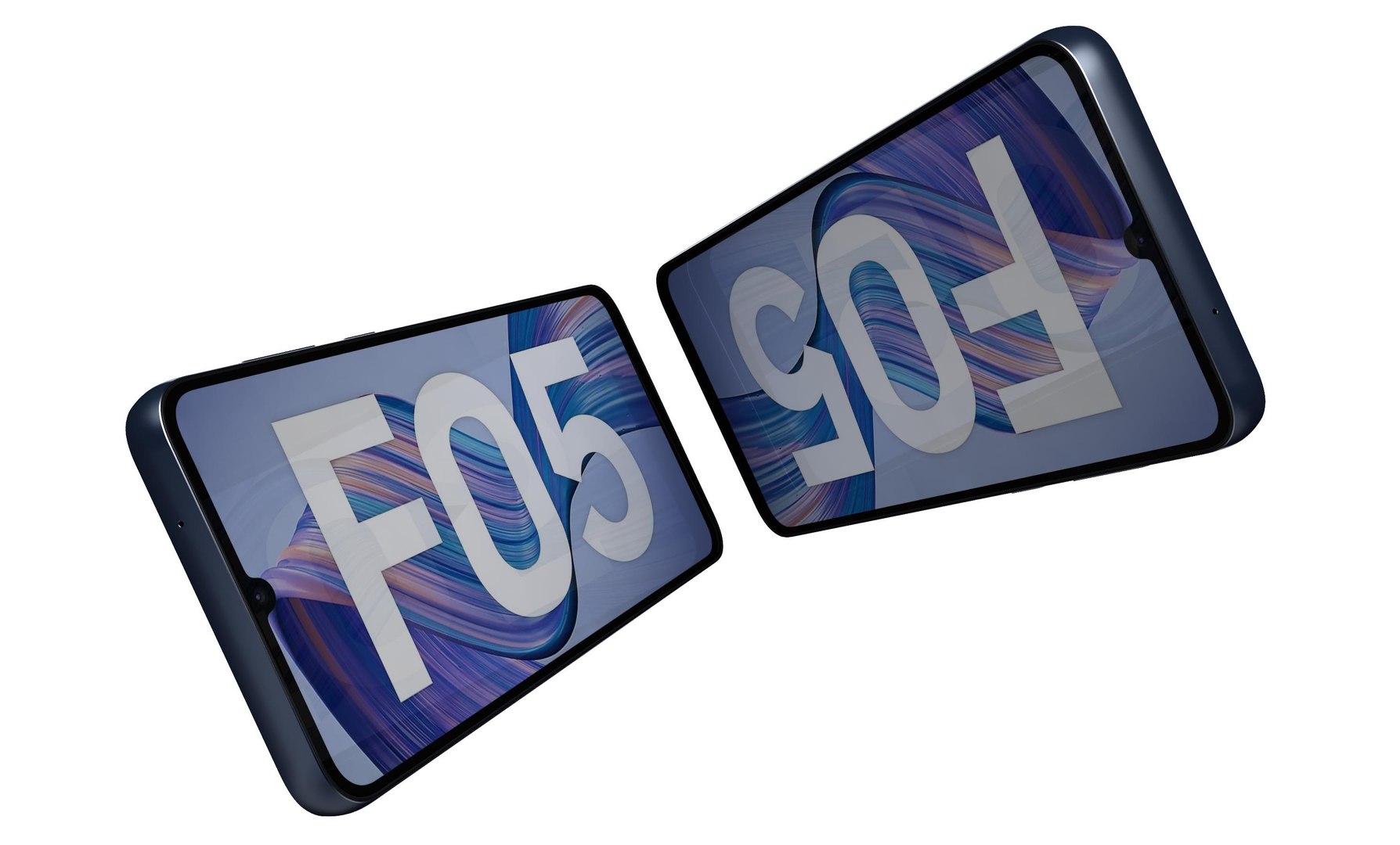 Samsung Galaxy F05 Blue 3D Model - TurboSquid 2284211