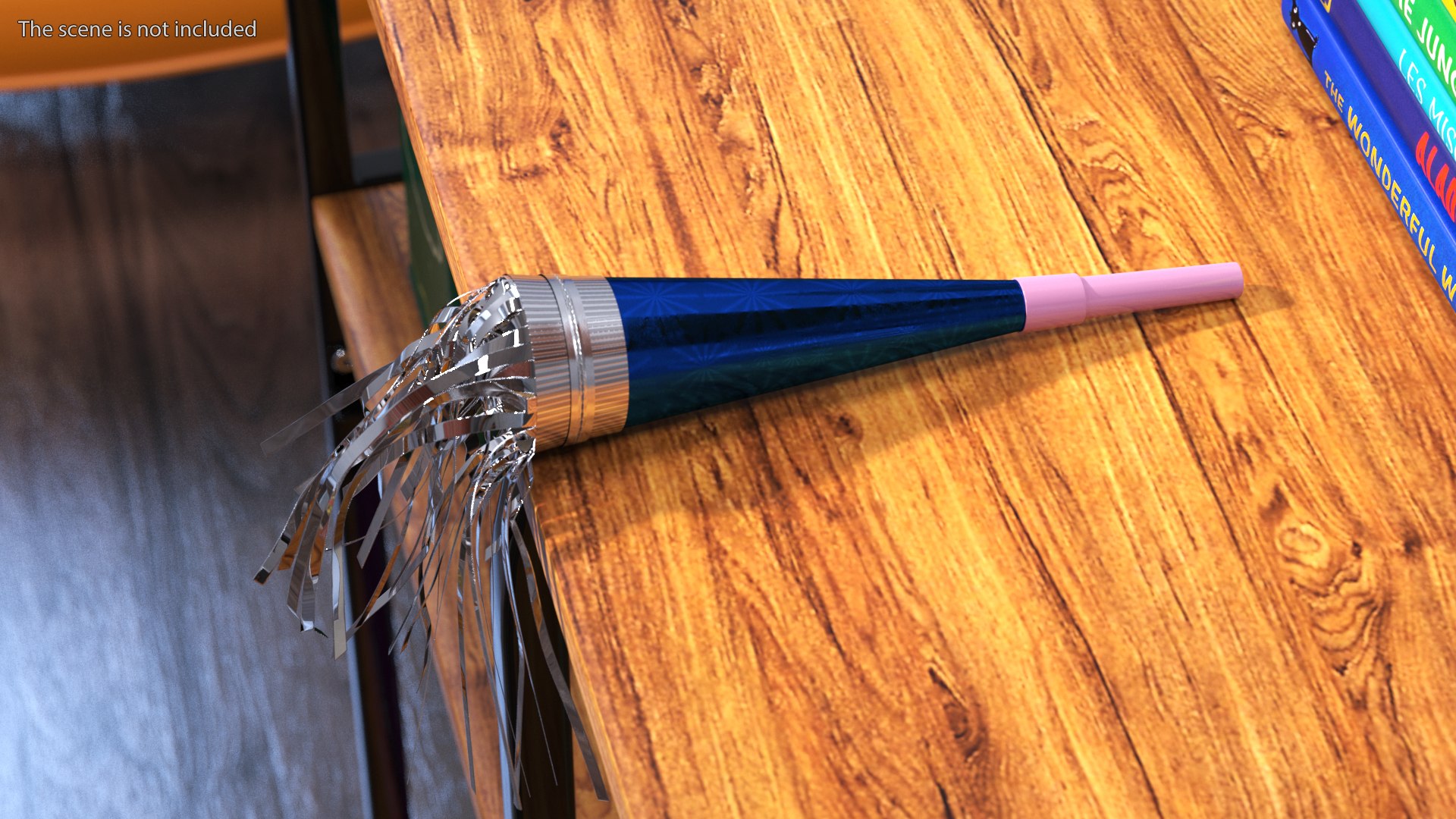 3D Foil Party Blower Blue Model - TurboSquid 2120482