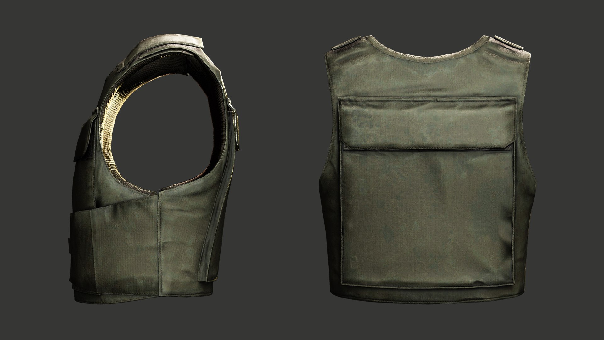 Game Ready Combat Vest - Realistic 3D Loadout - TurboSquid 2419624