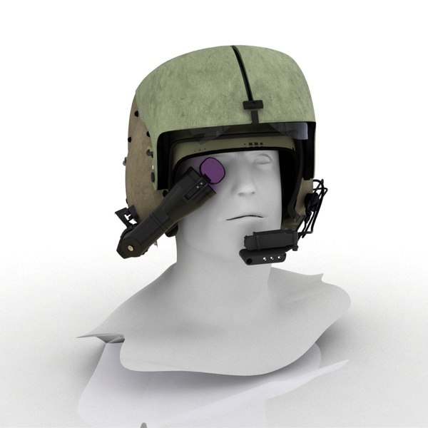 3ds apache ah-64 pilot helmet