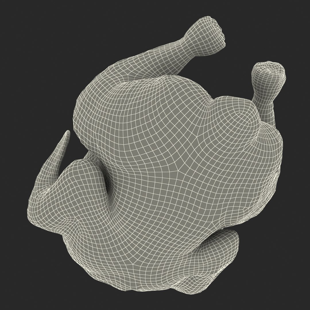 Roasted Turkey Modeled 3d Model