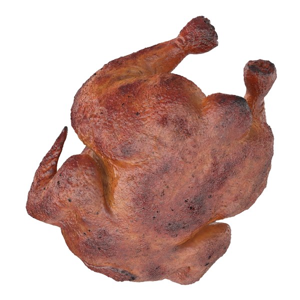 roasted turkey modeled 3d model