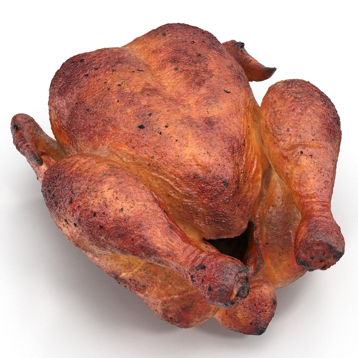 roasted turkey modeled 3d model