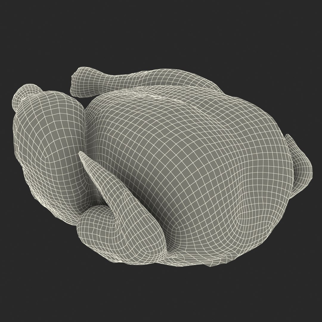 Roasted Turkey Modeled 3d Model