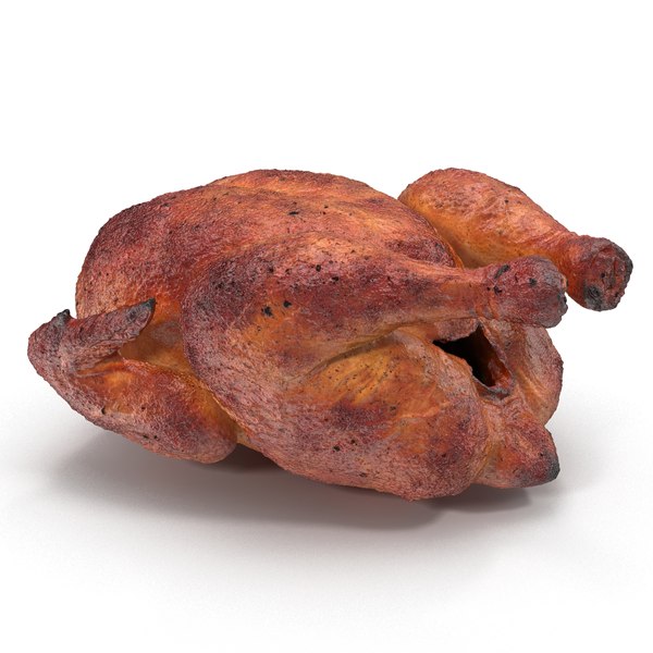roasted turkey modeled 3d model