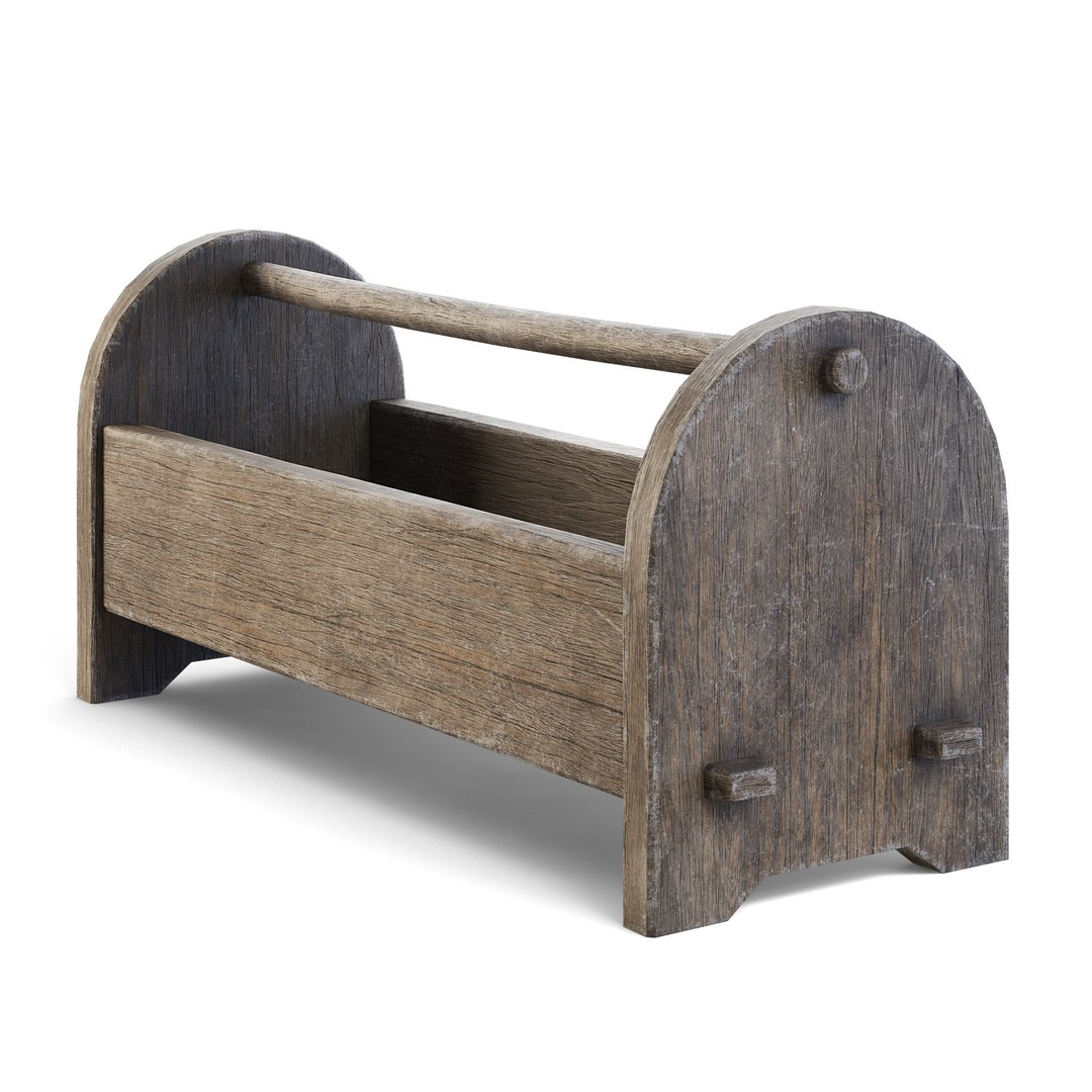 Old Wooden Toolbox 3D Model - TurboSquid 2231148