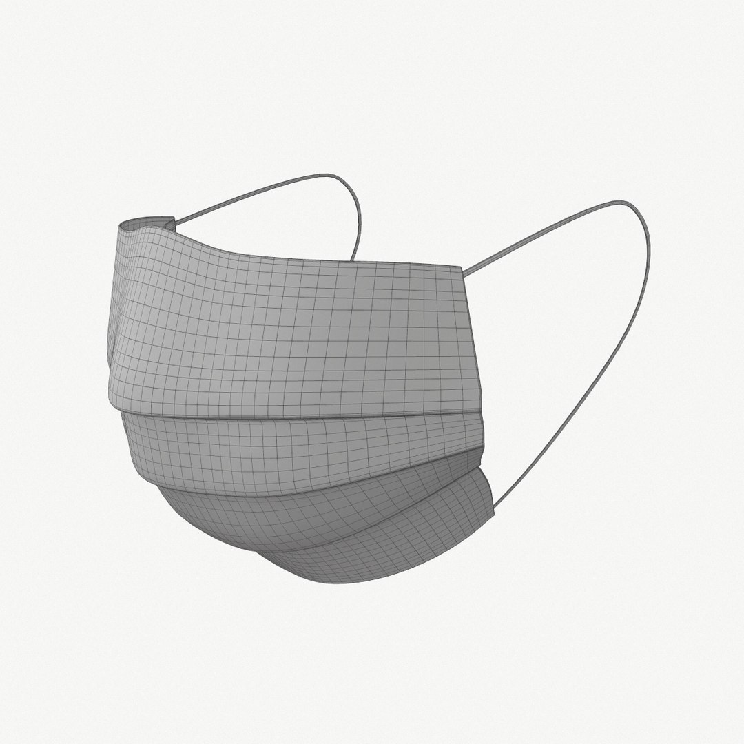 Medical mask 3D model - TurboSquid 1541087