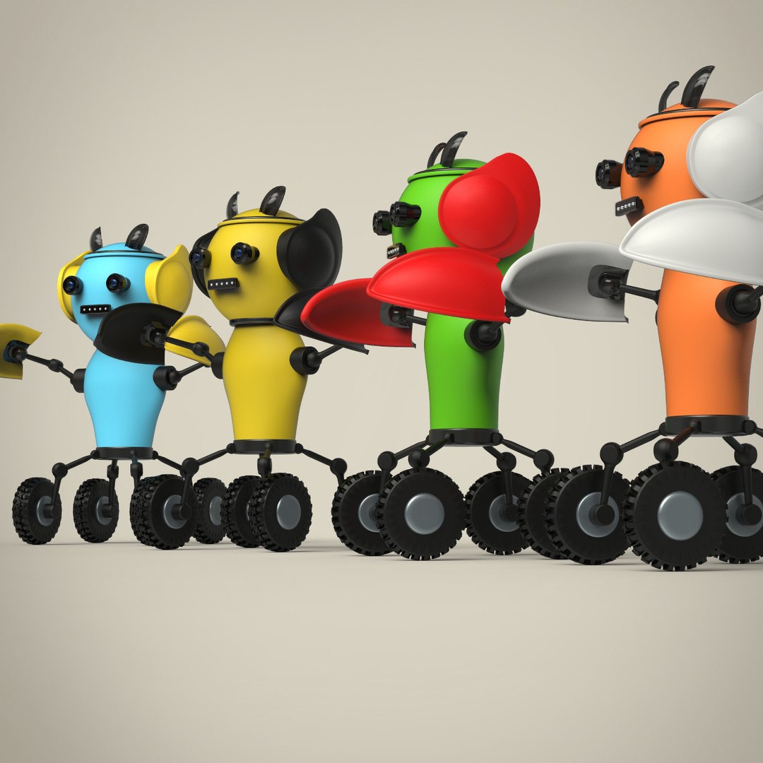 Robot Collection 3D Model - TurboSquid 1783221