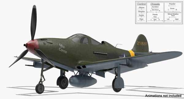 Wwii rigged aircraft big 3D model - TurboSquid 1251393