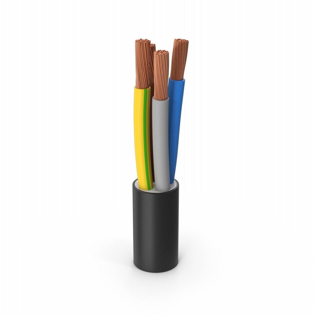 Electrical Cable 3D Model - TurboSquid 2205913