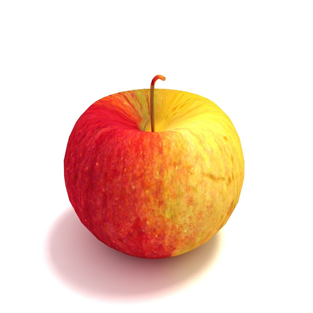 Apple Low Poly 3D Model - TurboSquid 2100992