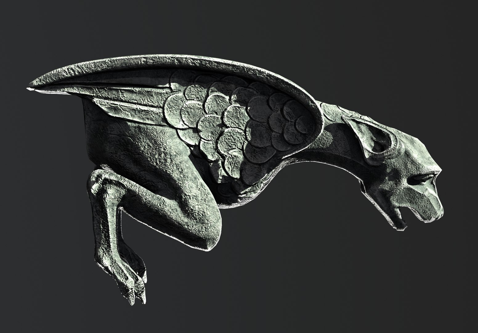 Waterspout Gargoyle - Simargl 3D Model - TurboSquid 2123638