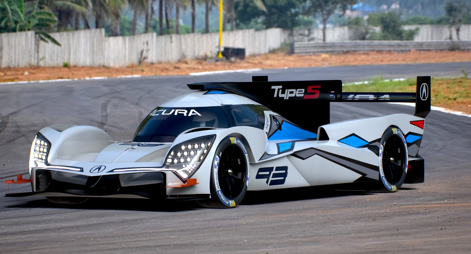 3D model Acura ARX-06 LMDh Hypercar Season 2023 - TurboSquid 1961503