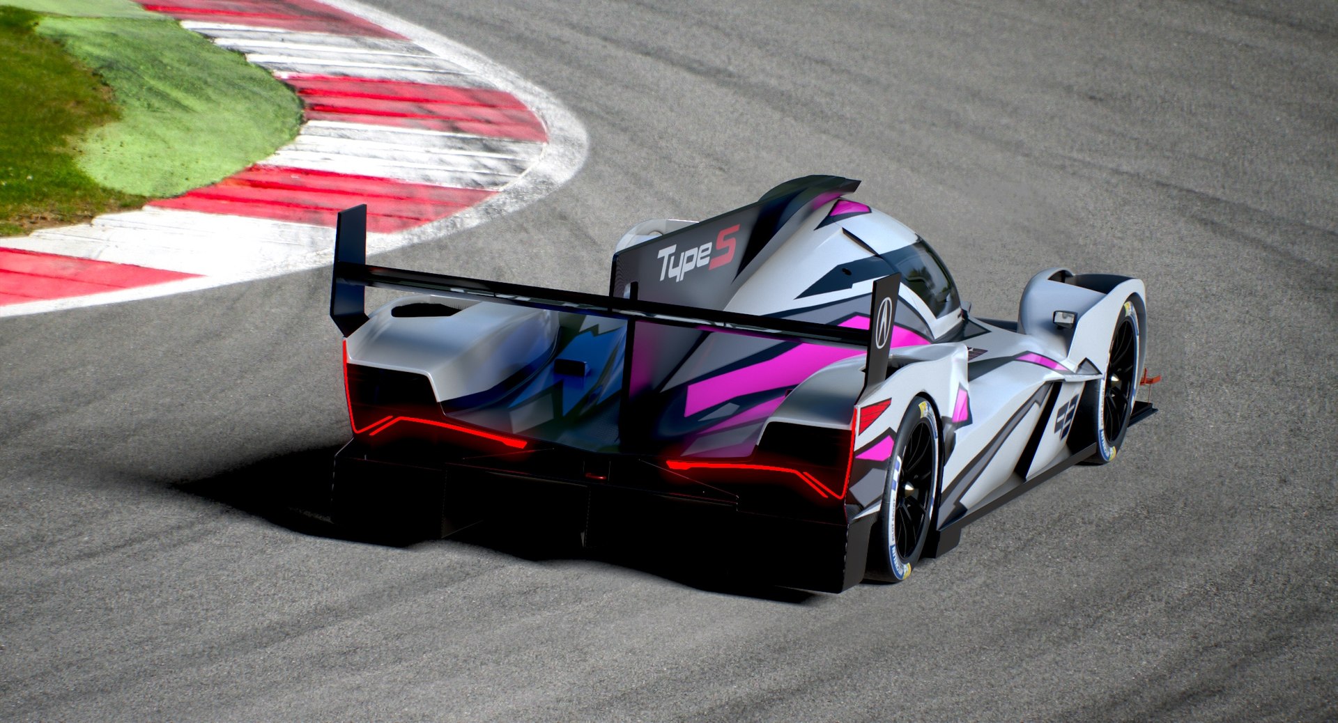 3D model Acura ARX-06 LMDh Hypercar Season 2023 - TurboSquid 1961503