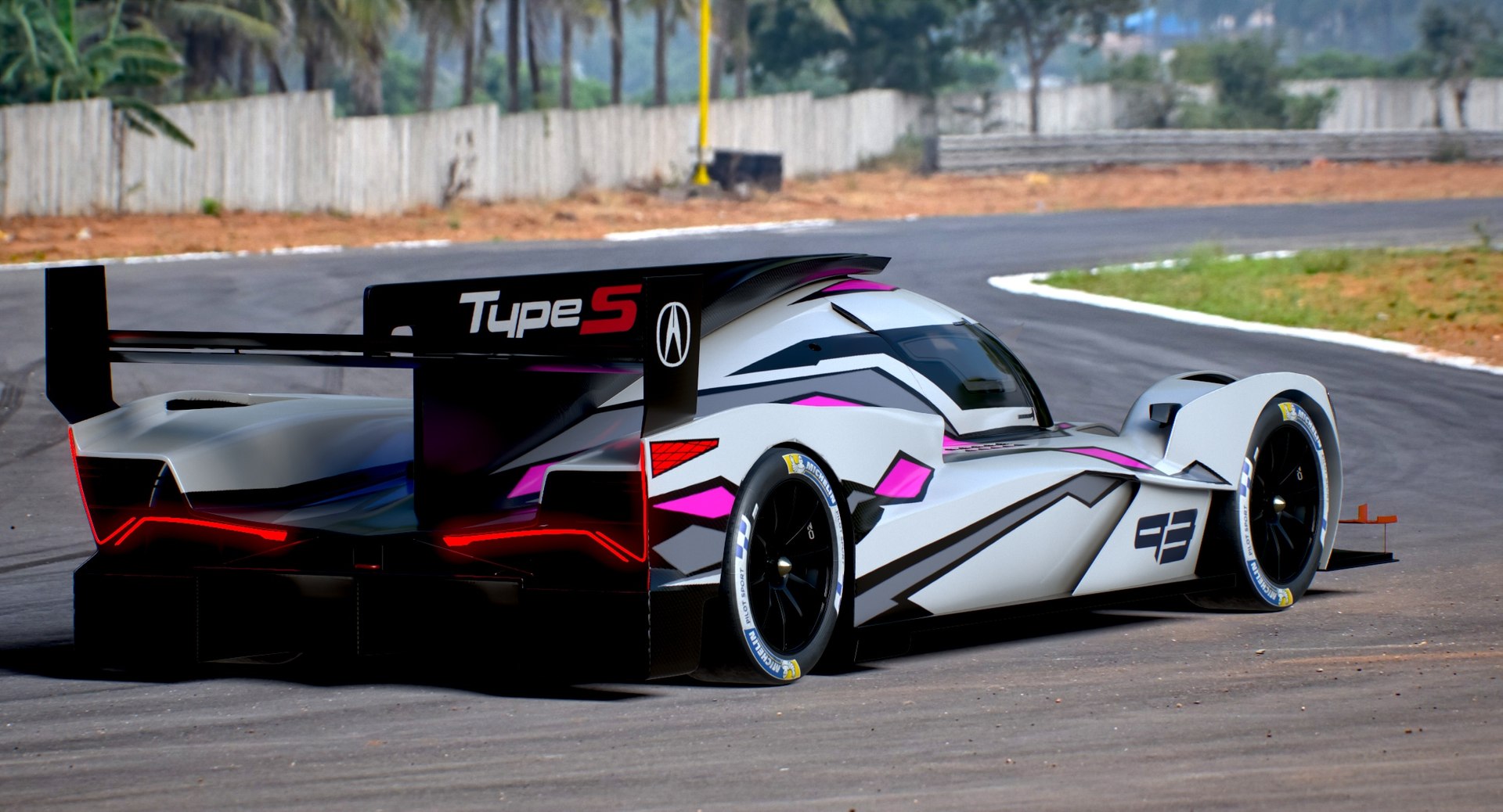 3D model Acura ARX-06 LMDh Hypercar Season 2023 - TurboSquid 1961503