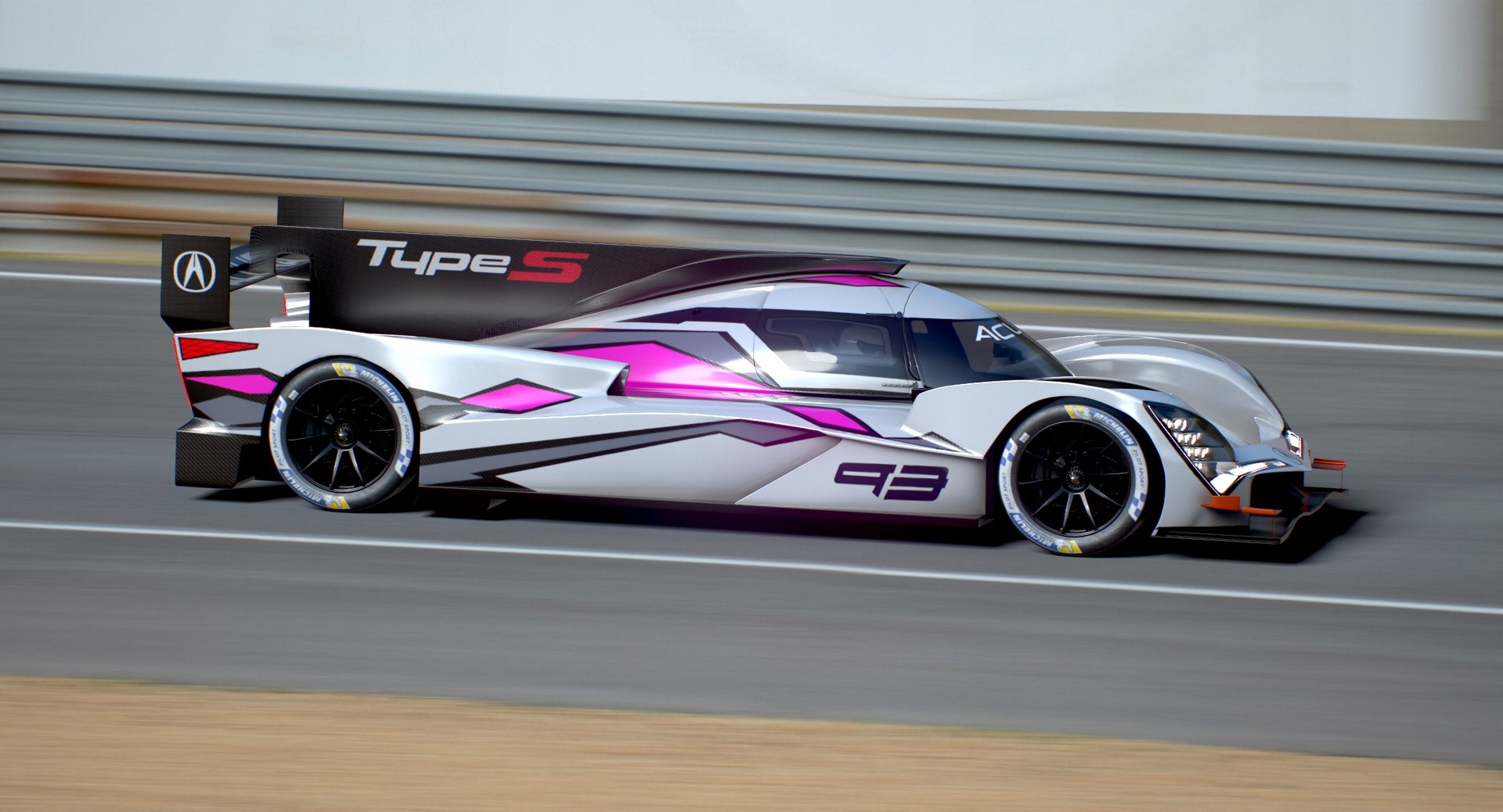 3D model Acura ARX-06 LMDh Hypercar Season 2023 - TurboSquid 1961503