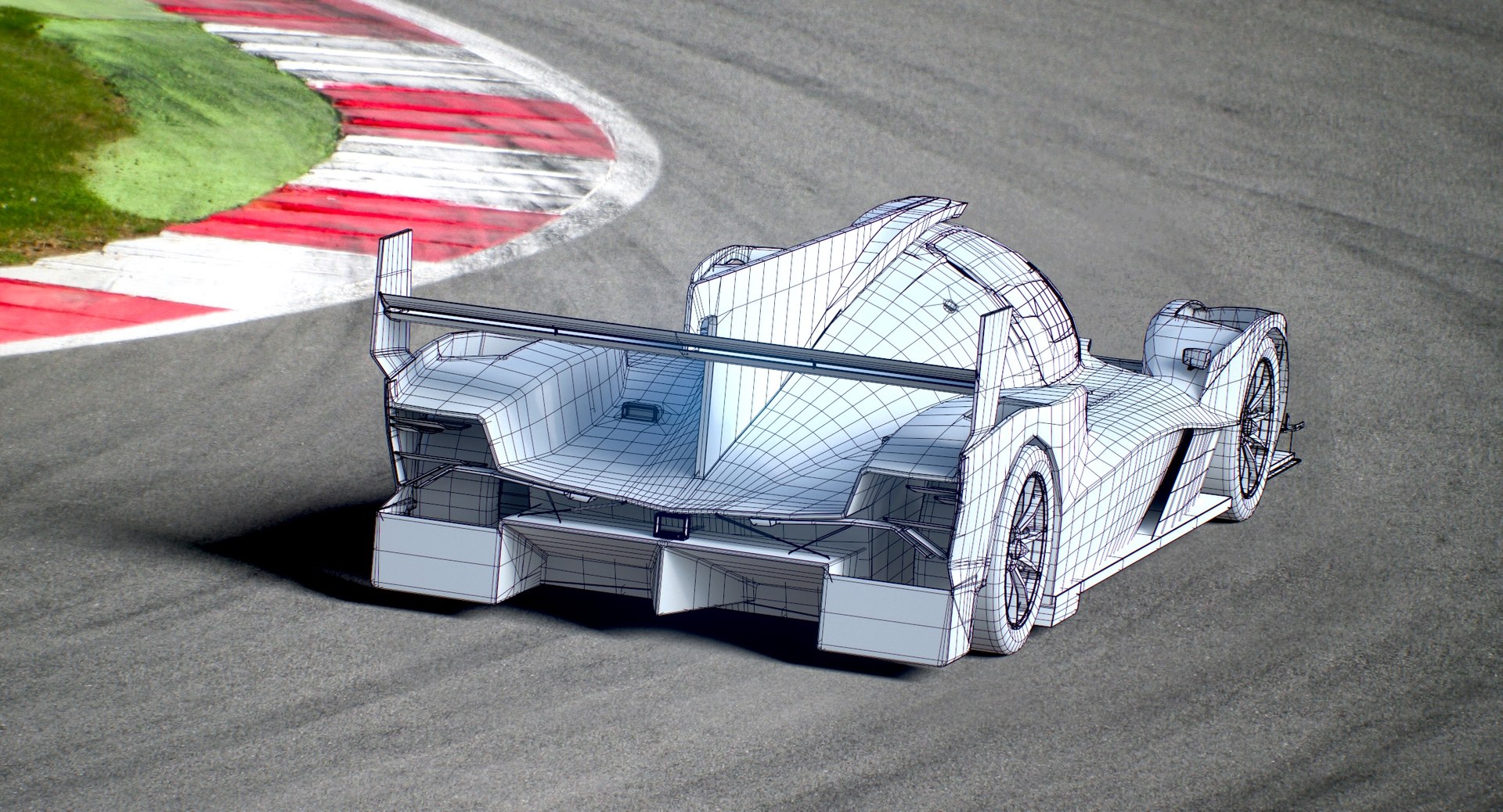 3D model Acura ARX-06 LMDh Hypercar Season 2023 - TurboSquid 1961503