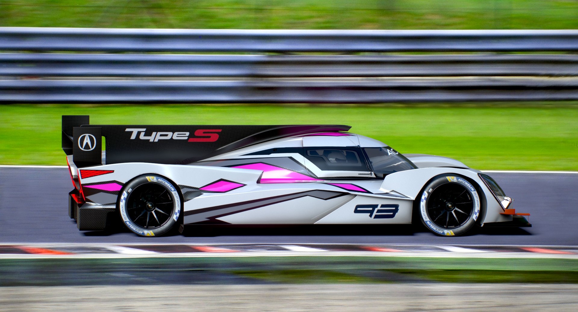 3D model Acura ARX-06 LMDh Hypercar Season 2023 - TurboSquid 1961503