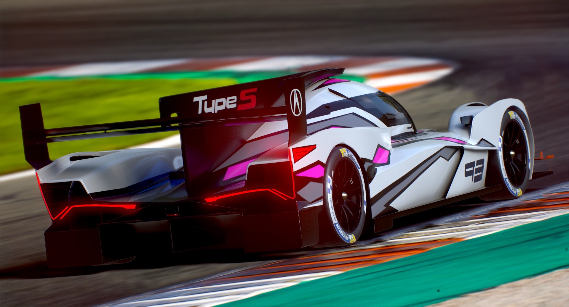 3D model Acura ARX-06 LMDh Hypercar Season 2023 - TurboSquid 1961503