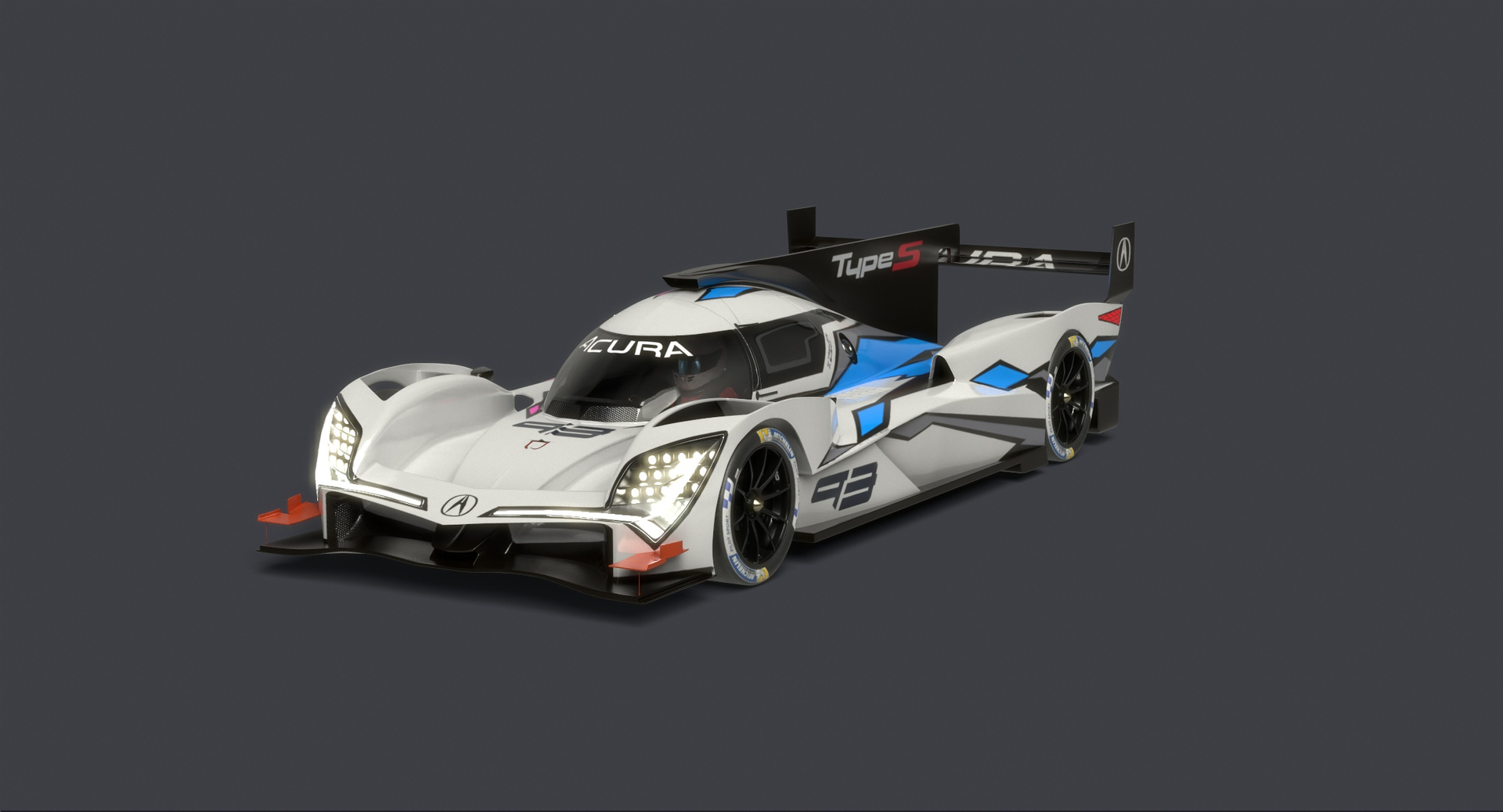 modelo 3d Acura ARX-06 LMDh Hypercar Temporada 2023 - TurboSquid 1961503