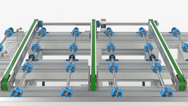 modelo 3d Lifting and Reversing Conveyor Line - TurboSquid 1985908