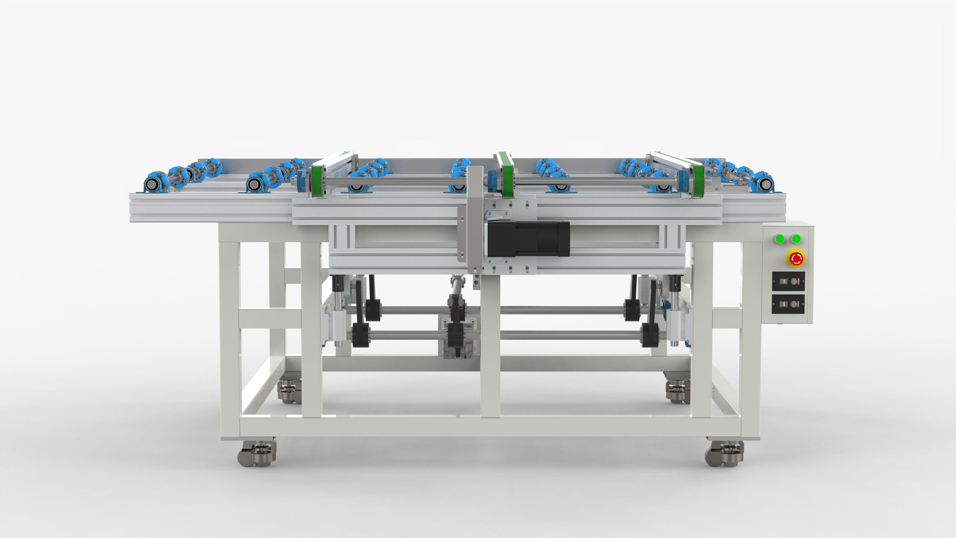 3D Model Lifting And Reversing Conveyor Line - TurboSquid 1985908