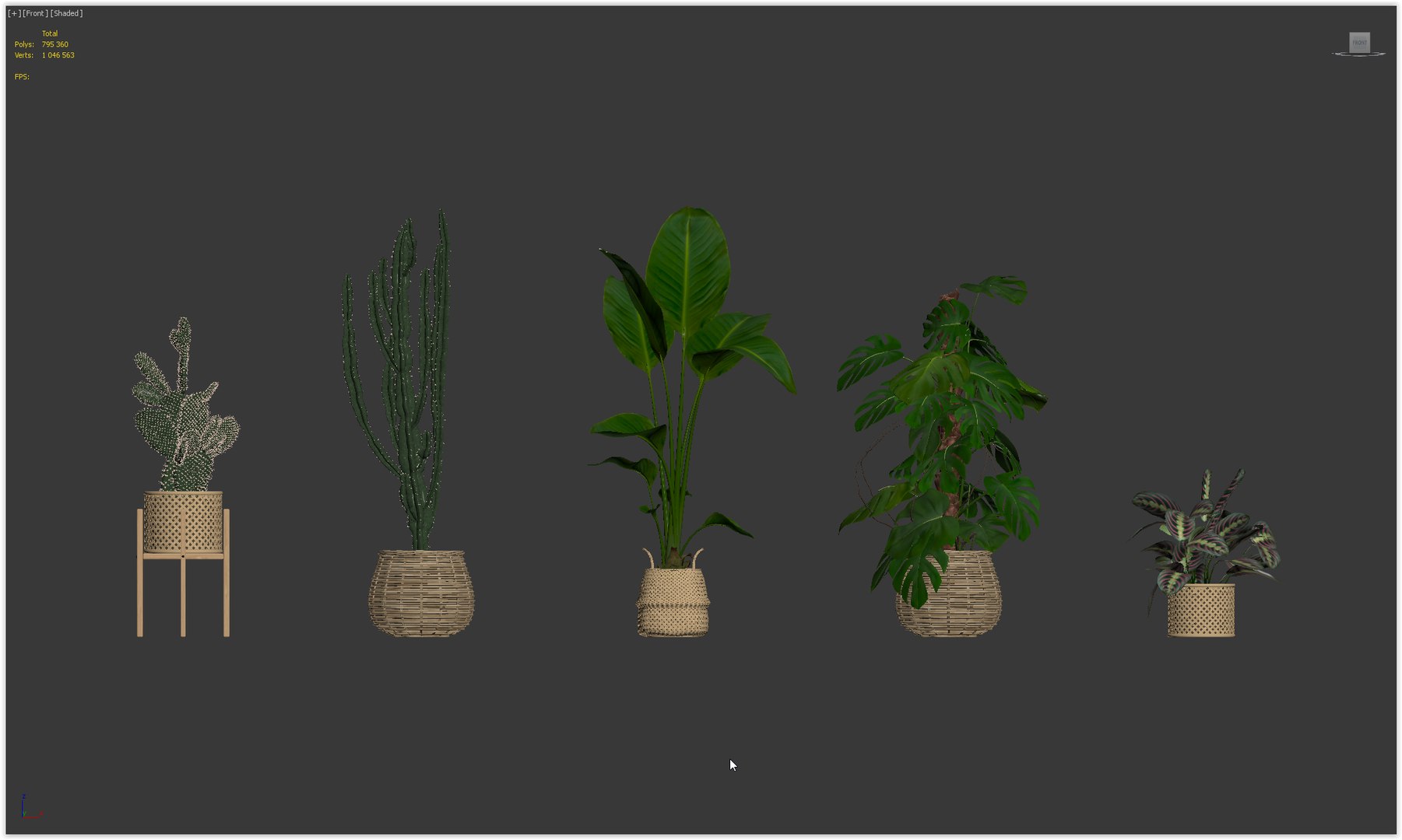 3D Model 20 Photorealistic Flowers For Interiors - Set 201 203 207 211 ...