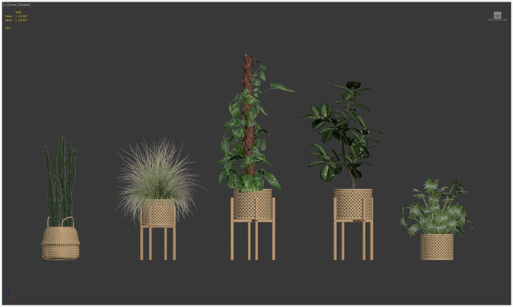 3D Model 20 Photorealistic Flowers For Interiors - Set 201 203 207 211 ...