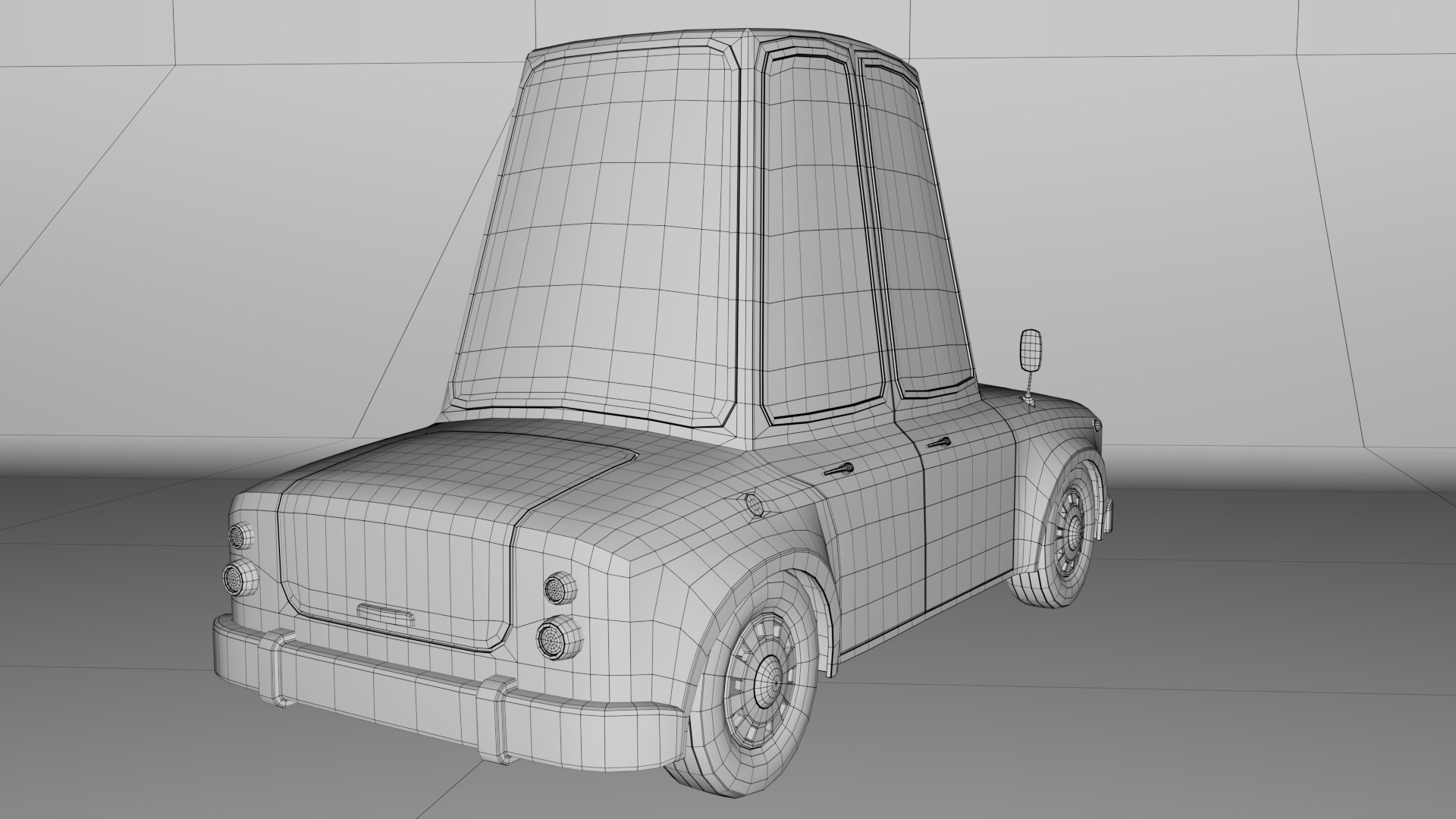 3D Cartoon Car Model - TurboSquid 2337969