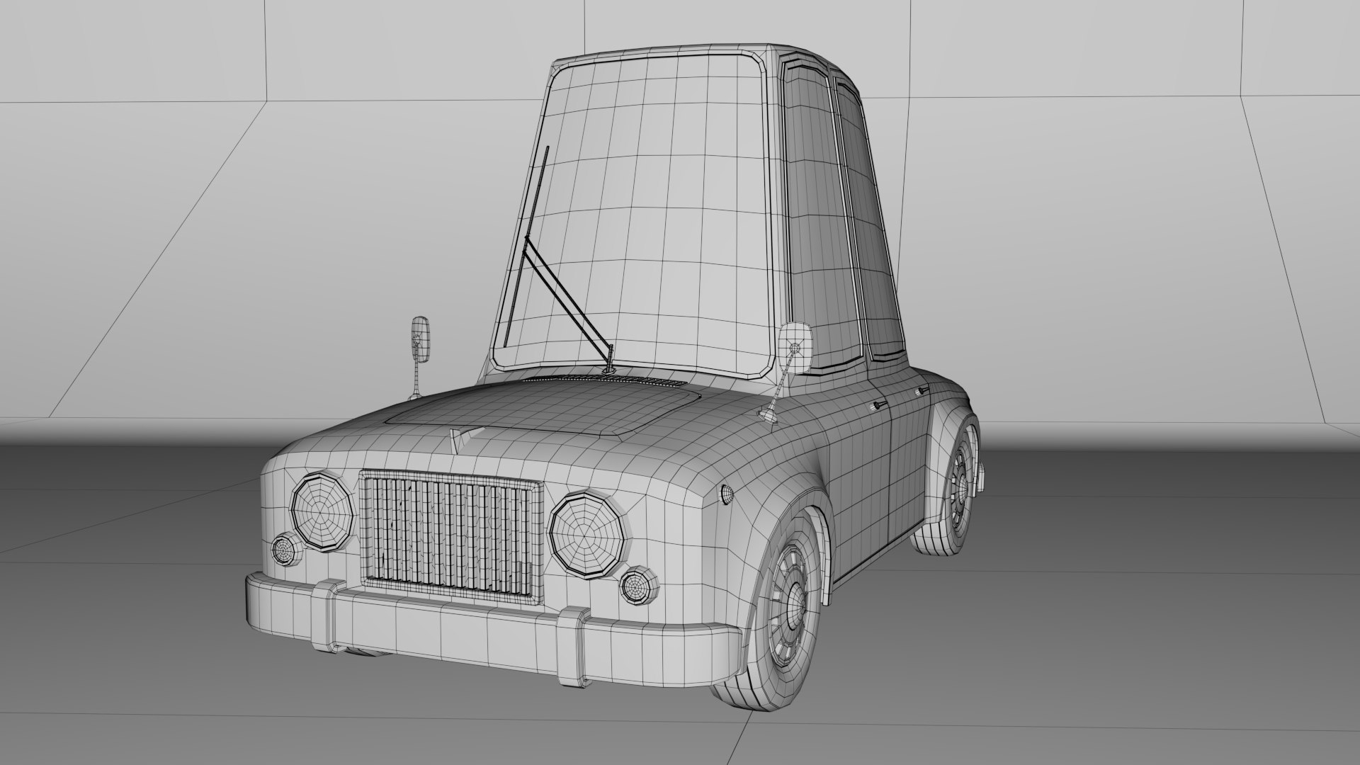 3D Cartoon Car Model - TurboSquid 2337969