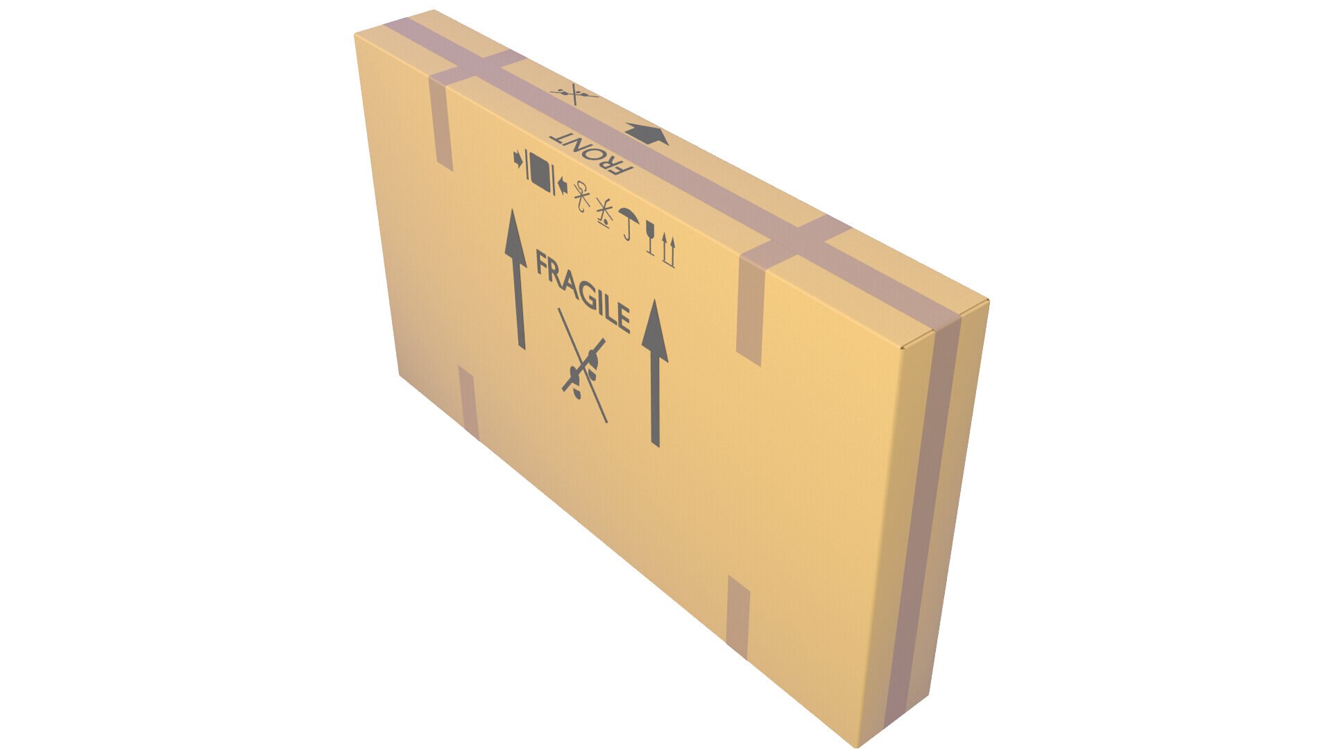 3D Shipping Box for TV Bicycle 4 - TurboSquid 2096886