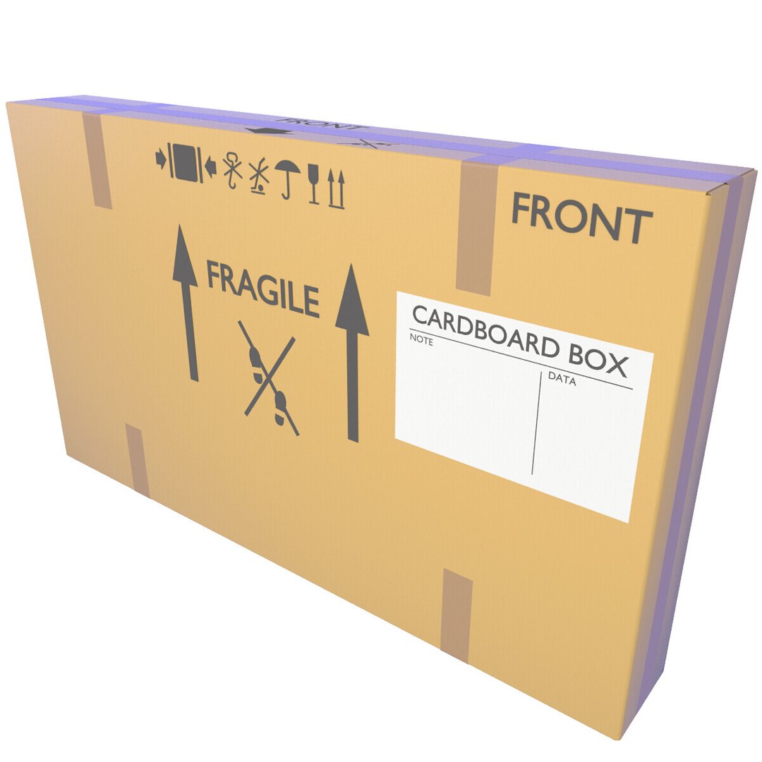 3D Shipping Box for TV Bicycle 4 - TurboSquid 2096886