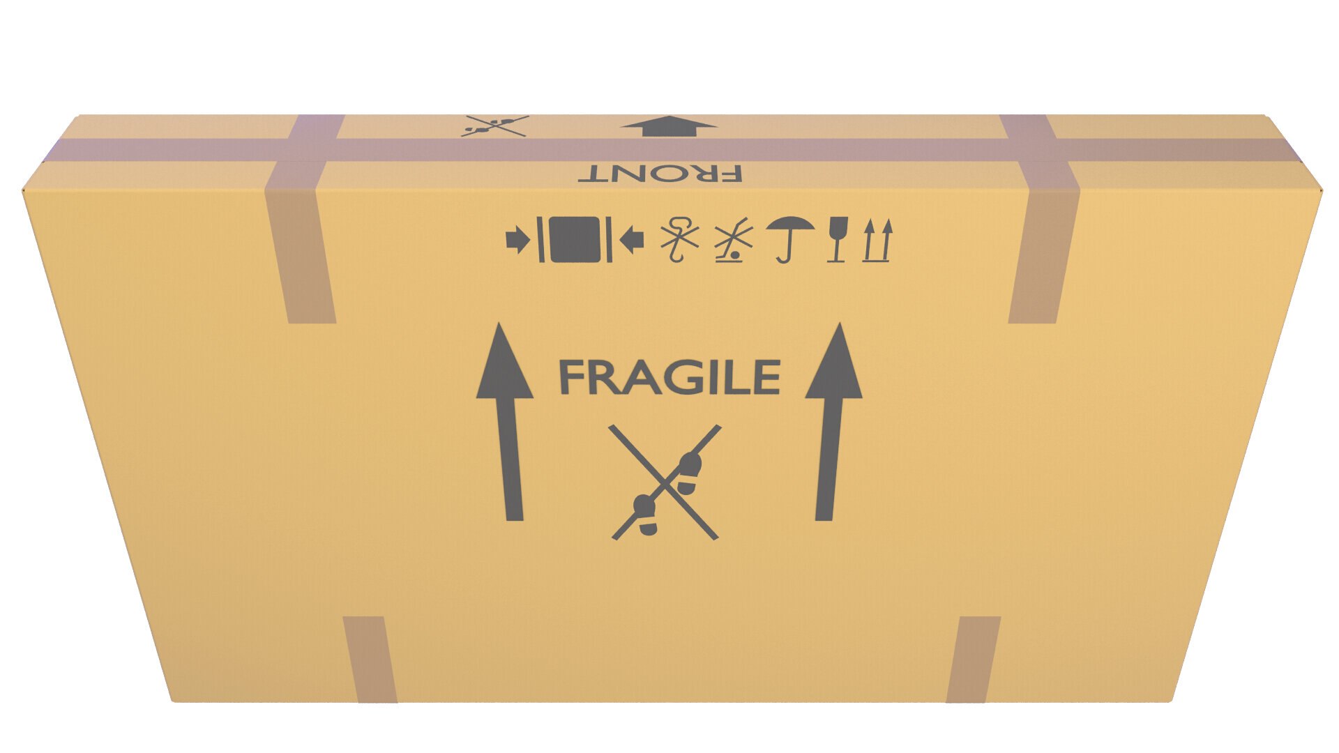 3D Shipping Box for TV Bicycle 4 - TurboSquid 2096886