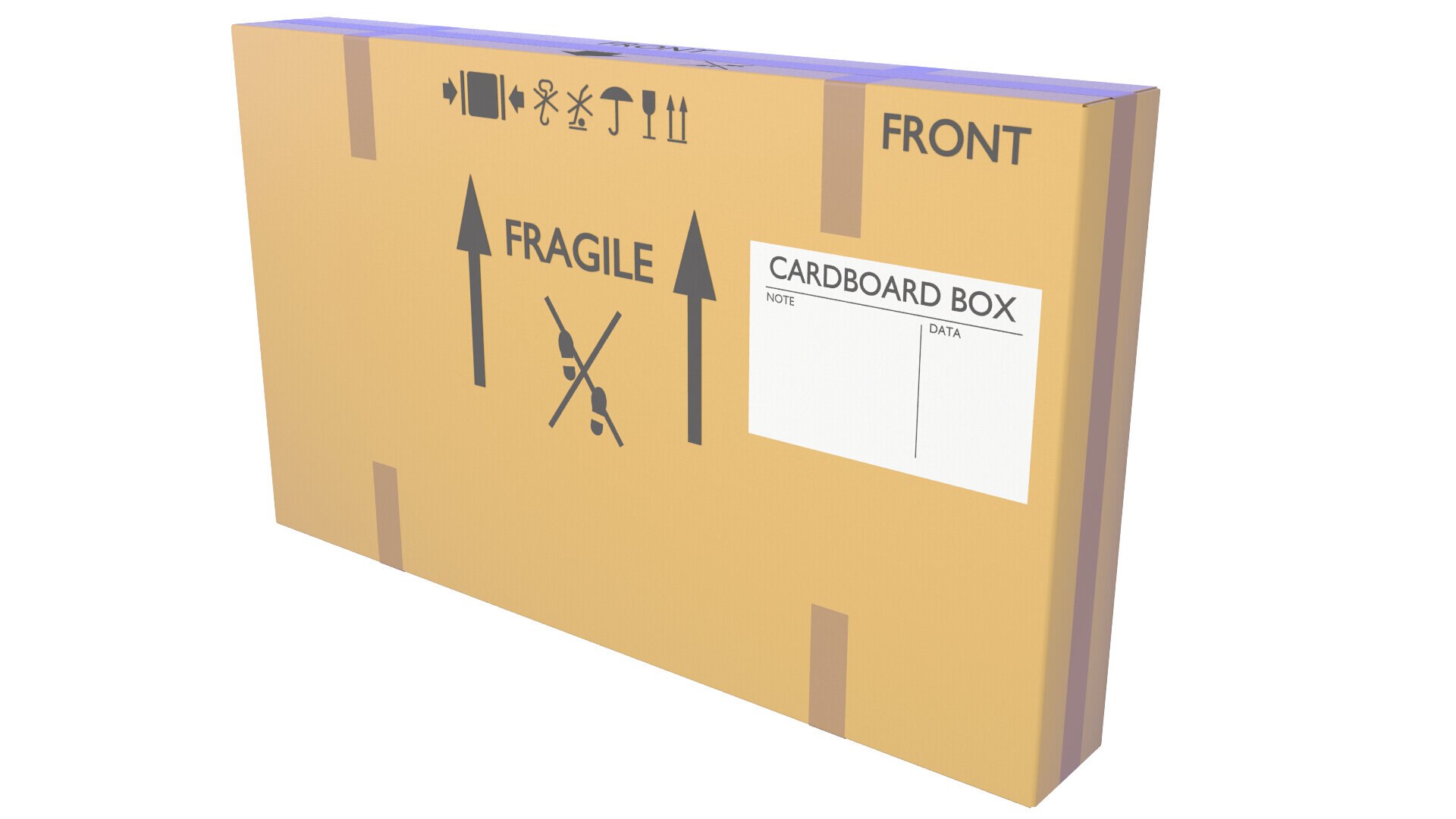 3D Shipping Box for TV Bicycle 4 - TurboSquid 2096886