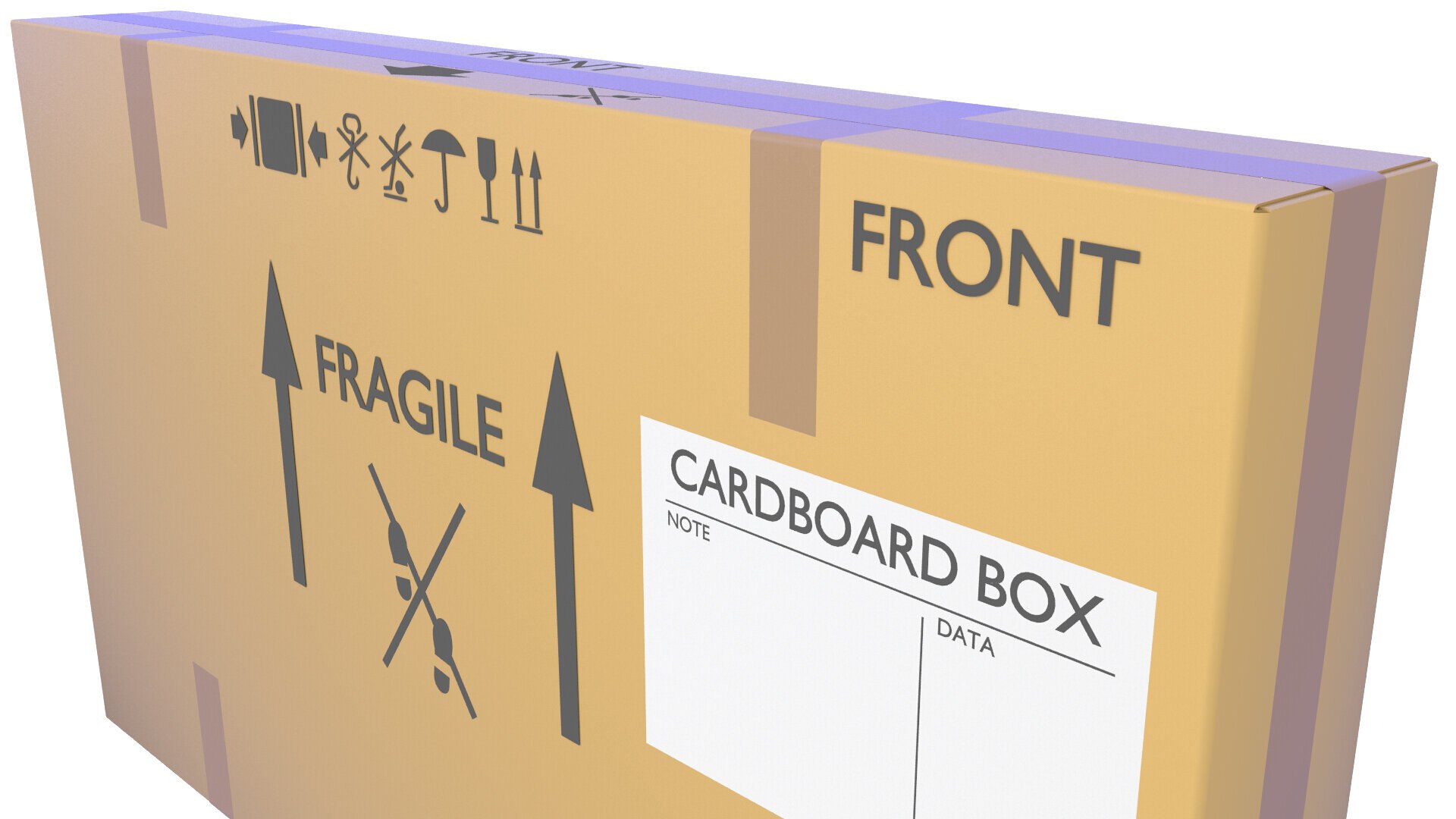 3D Shipping Box for TV Bicycle 4 - TurboSquid 2096886