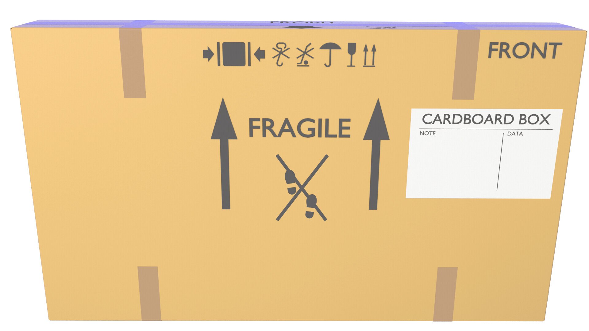 3D Shipping Box for TV Bicycle 4 - TurboSquid 2096886