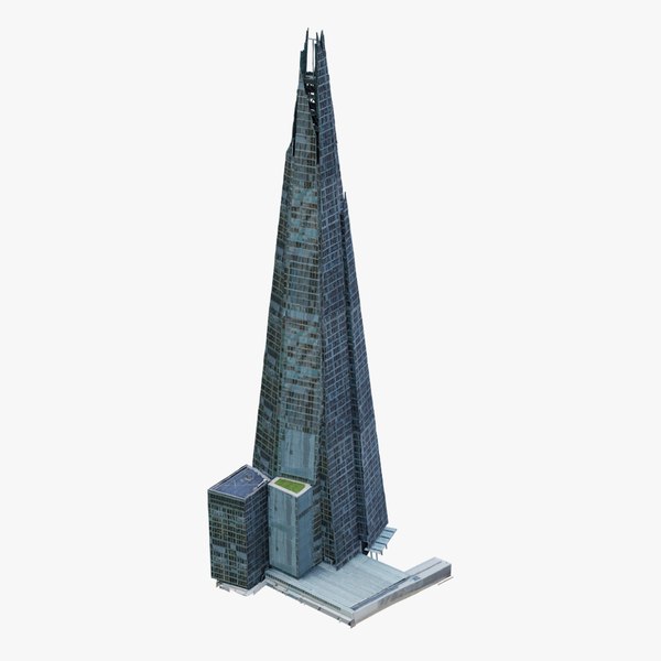 3D модель The Shard Skyscraper - TurboSquid 2039688