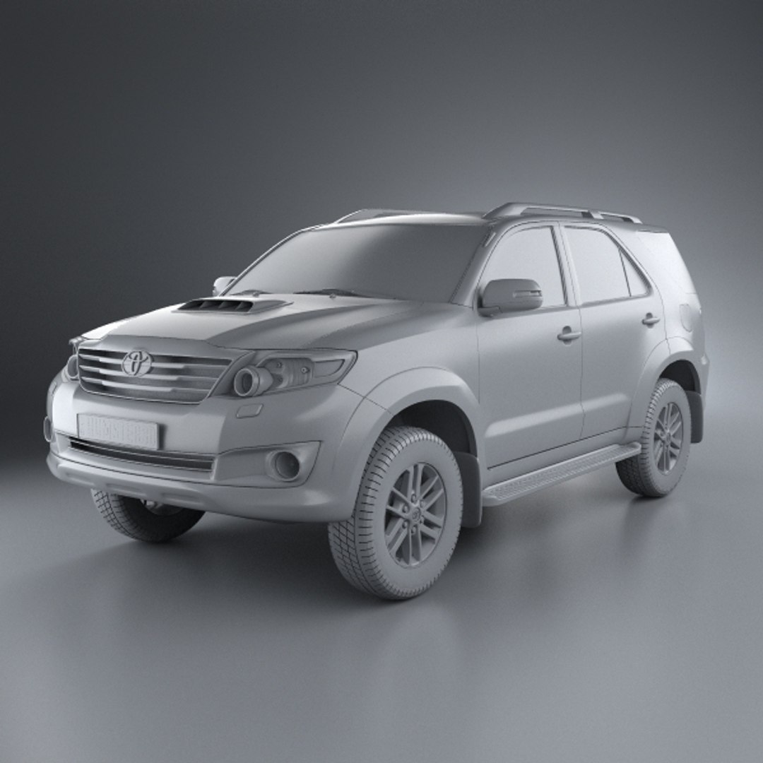 3d model toyota fortuner 2012