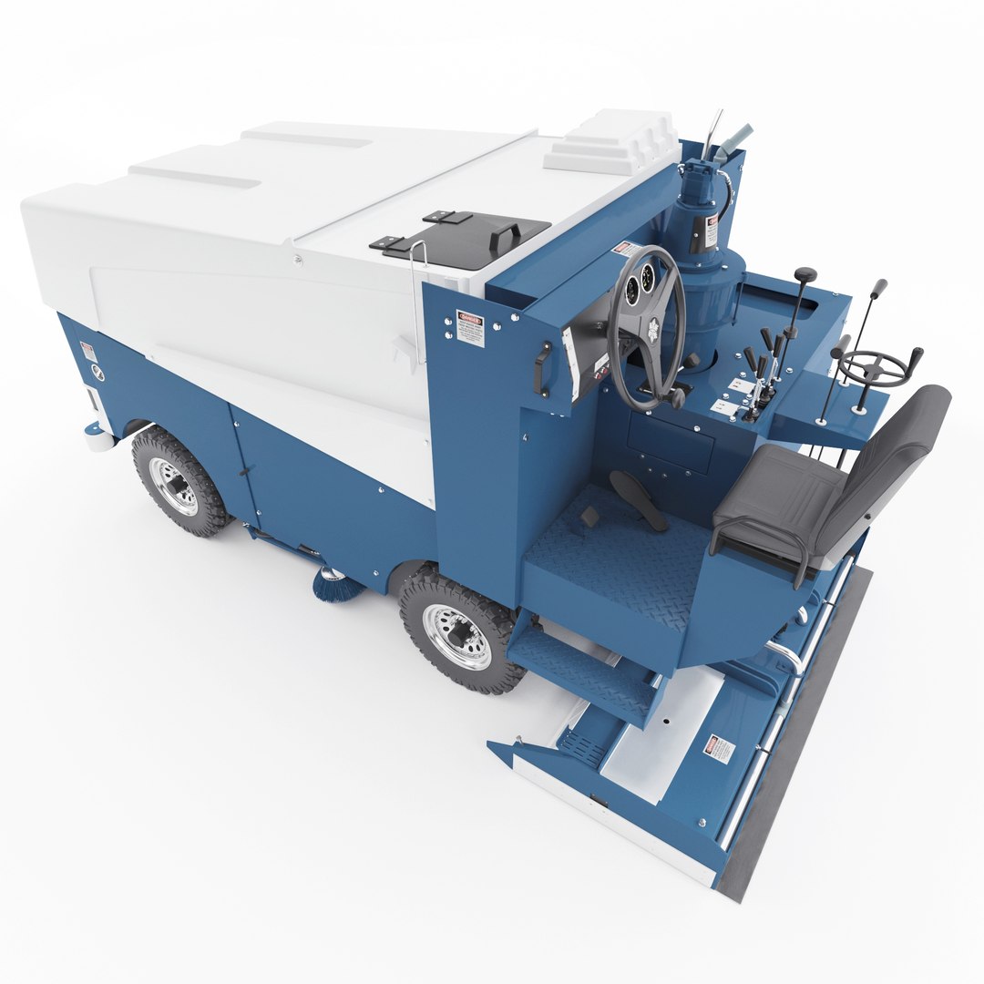 Zamboni Ice Filling And Cleaning Machine 3D Model - TurboSquid 1908661