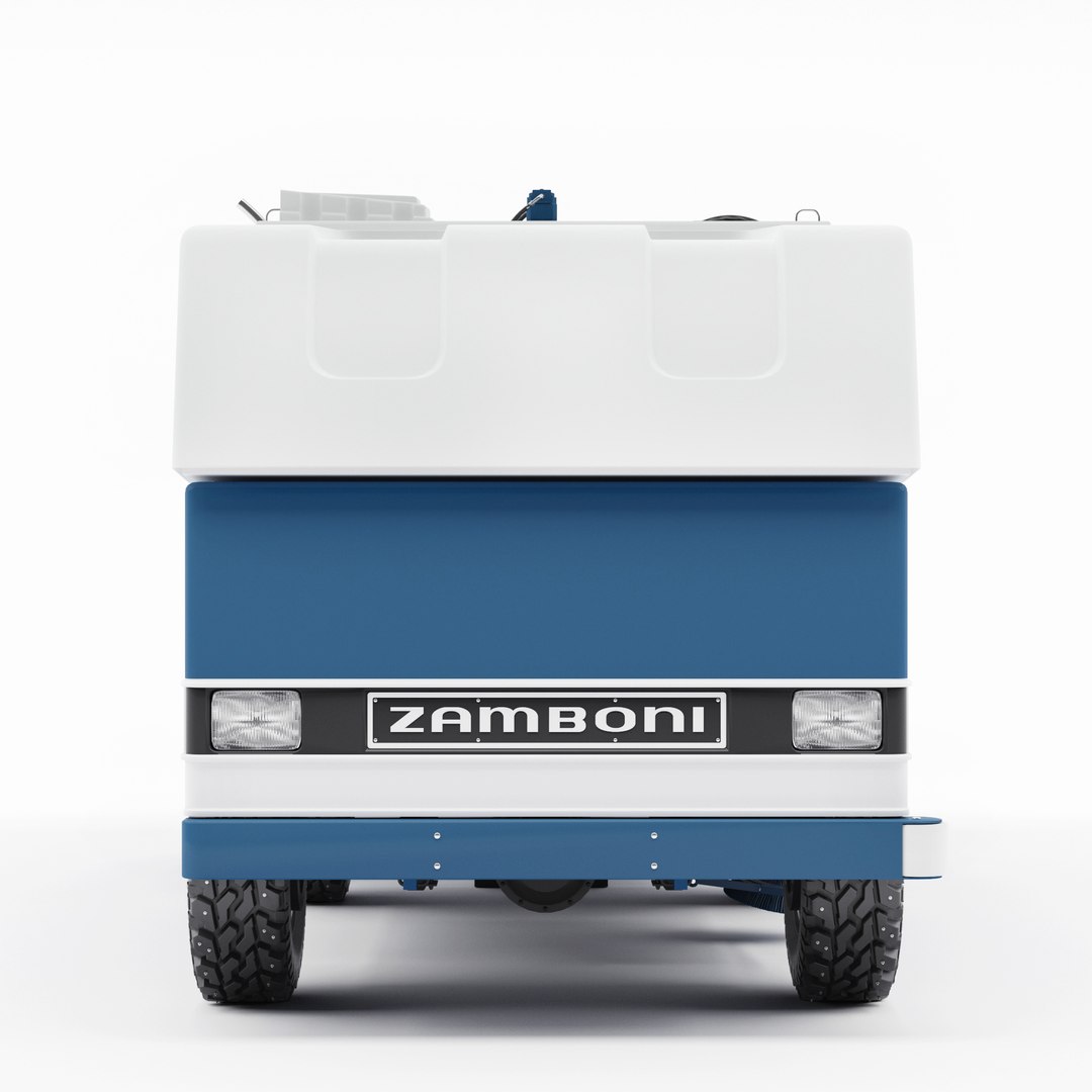 Zamboni Ice Filling And Cleaning Machine 3D Model - TurboSquid 1908661