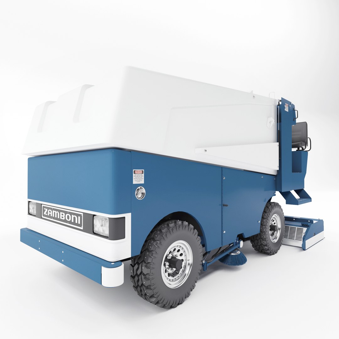 Zamboni Ice Filling And Cleaning Machine 3D Model - TurboSquid 1908661