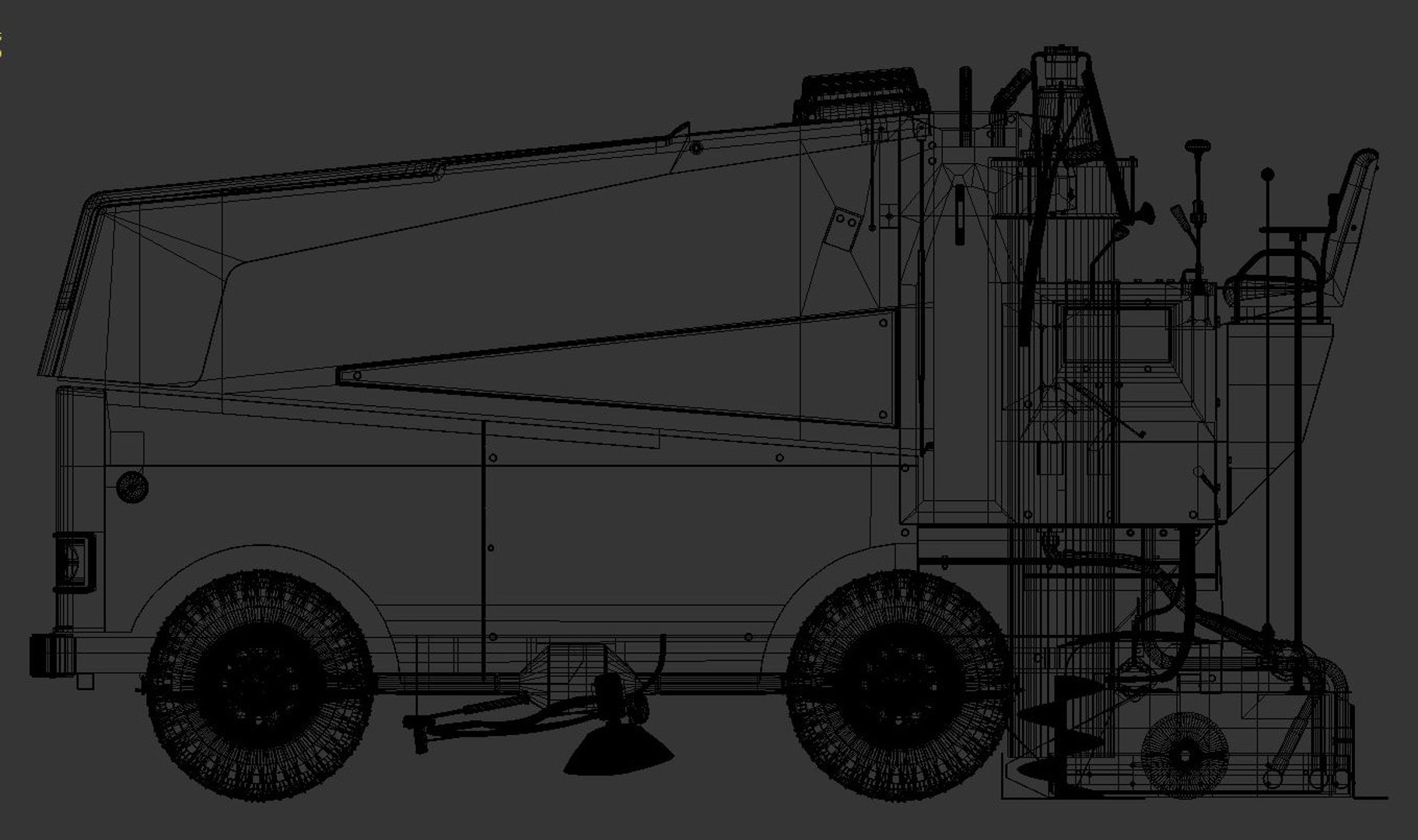 Zamboni Ice Filling And Cleaning Machine 3D Model - TurboSquid 1908661
