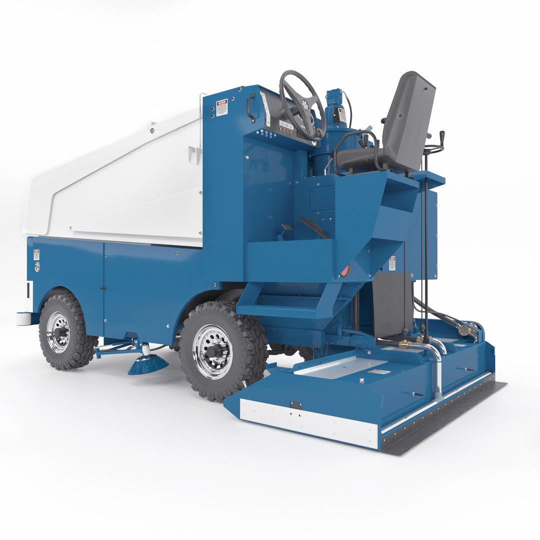 Zamboni Ice Filling And Cleaning Machine 3D Model - TurboSquid 1908661