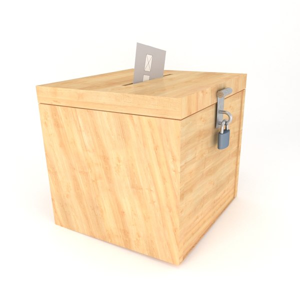 Ballot box 3D model - TurboSquid 1596018
