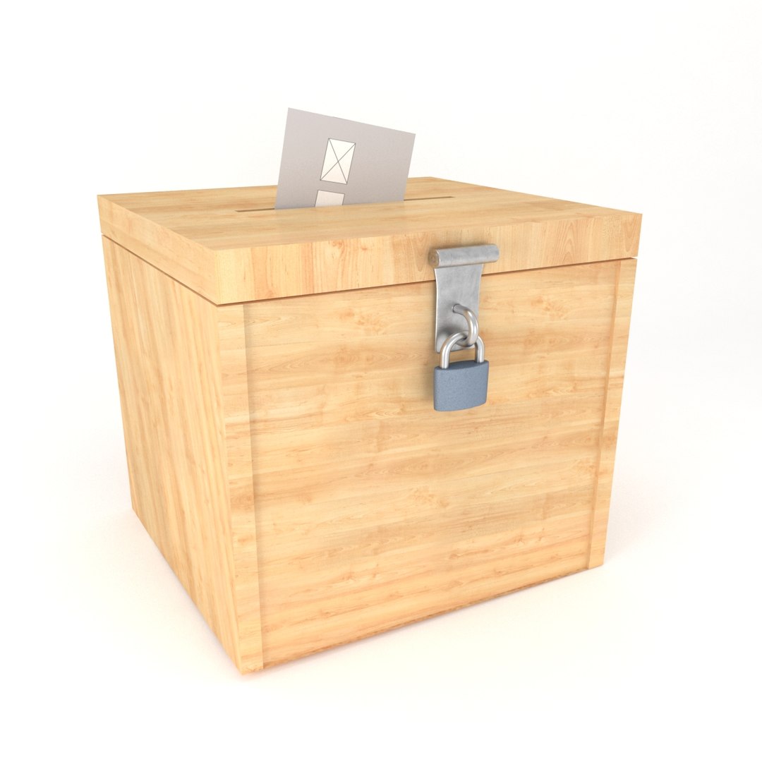 Ballot Box 3D Model - TurboSquid 1596018
