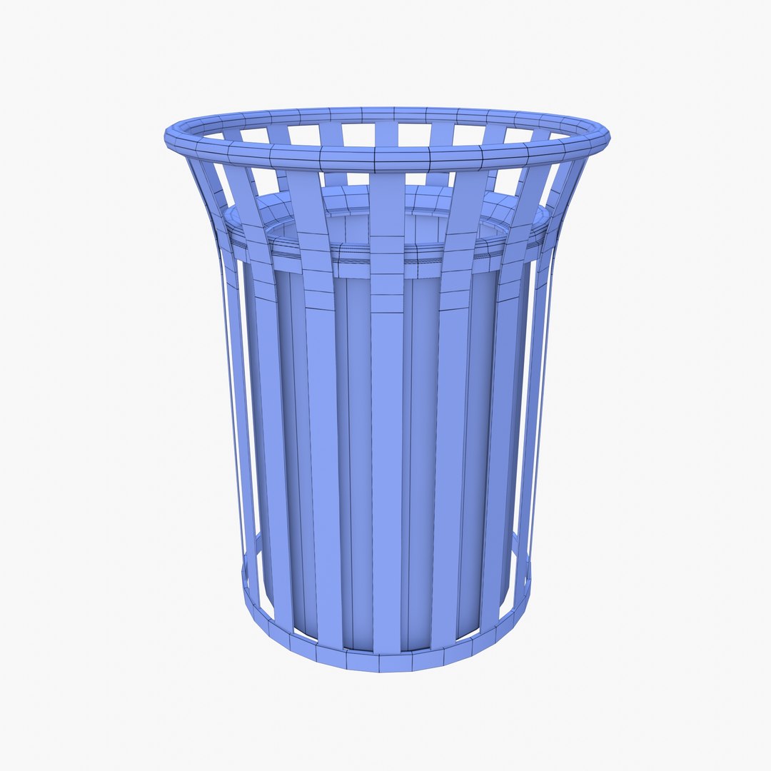 Trash Can V2 3D Model - TurboSquid 1994588