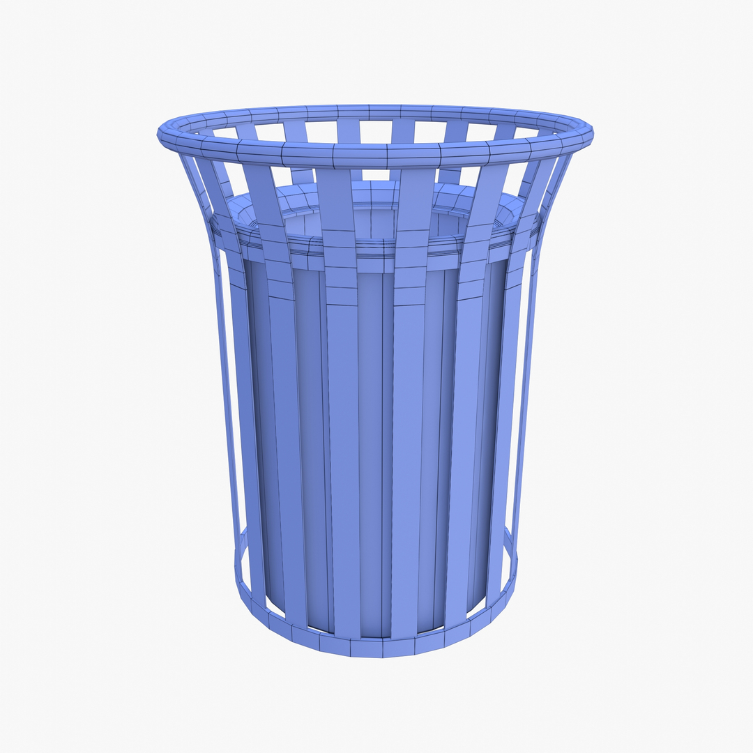 Trash Can V2 3D Model - TurboSquid 1994588