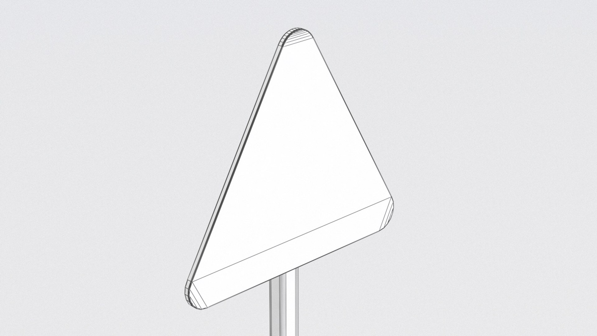 3D Hump Road Sign Model - TurboSquid 2105484