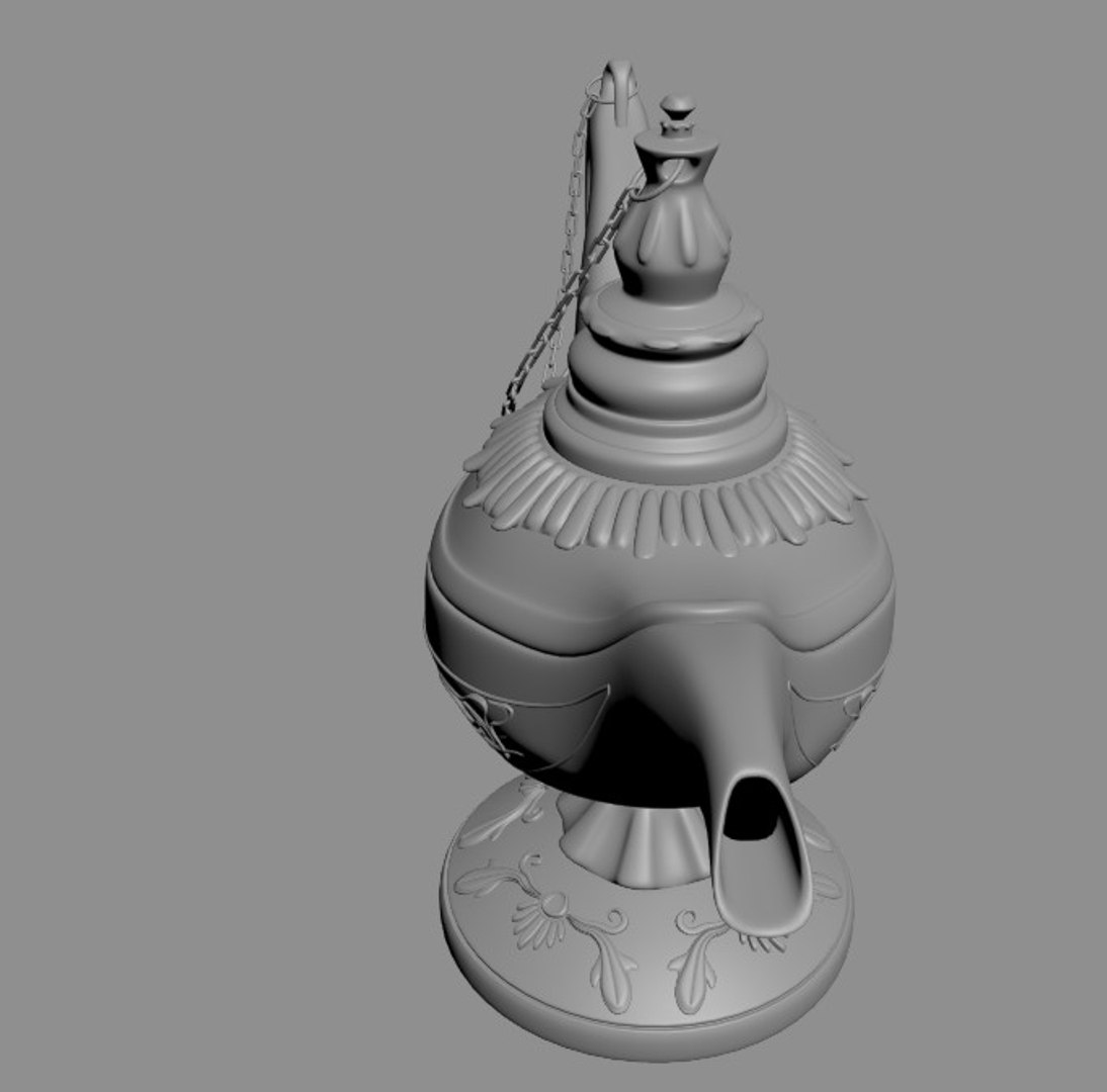 Aladdin Lamp 3D Model - TurboSquid 1299582